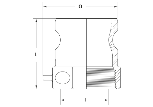 Insta-Lock™ Type A Male Adapter X Female BSP Thread – TDI Australia